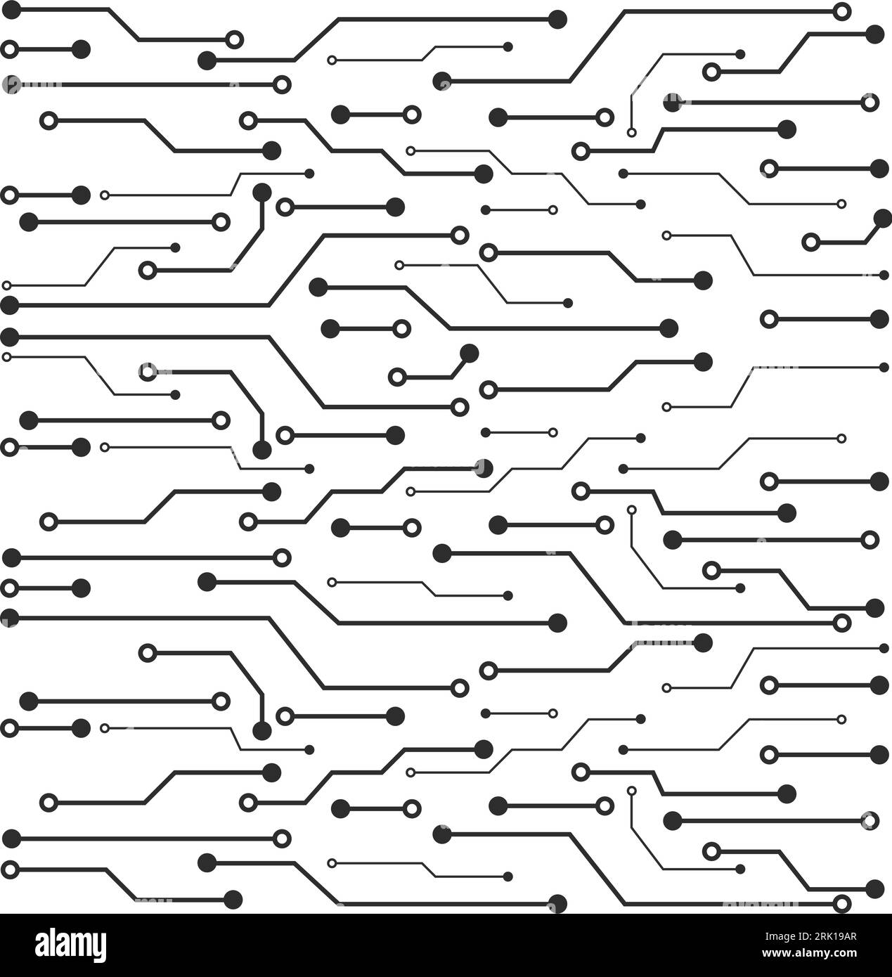 circuit board line background illustration vector concept design Stock ...