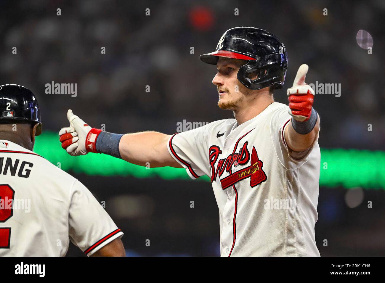 ATLANTA, GA - AUGUST 23: Atlanta Braves catcher Sean Murphy (12) with ...