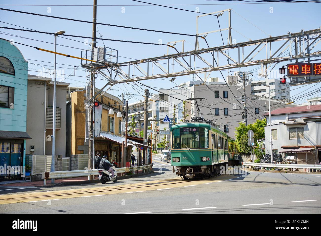 Enoshima Electric Railway, Kanagawa Prefecture, Japan Stock Photo - Alamy