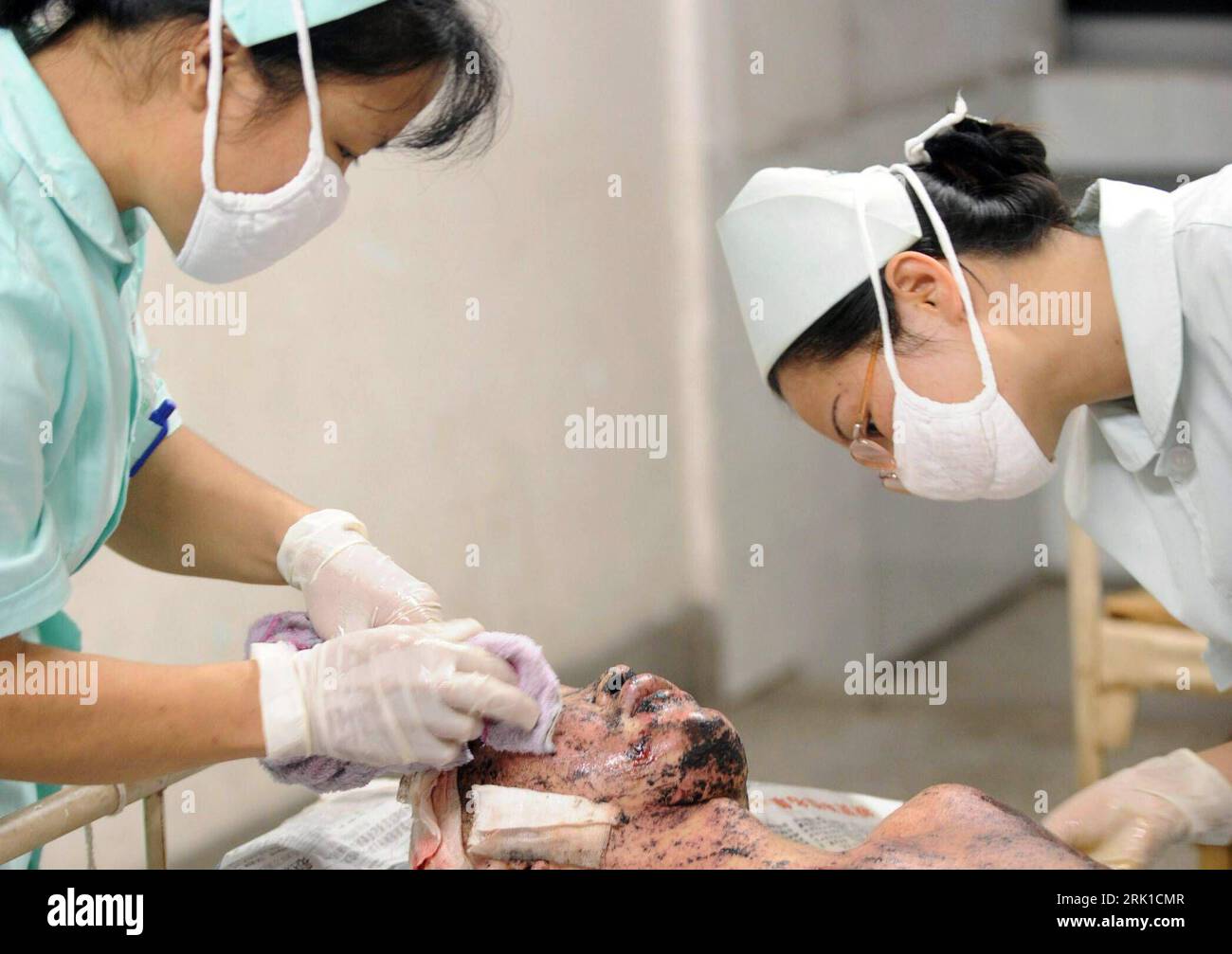 Mining accident treatment hi-res stock photography and images - Alamy