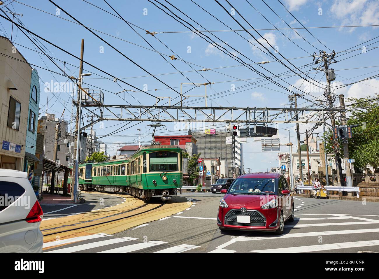 Enoshima Electric Railway, Kanagawa Prefecture, Japan Stock Photo - Alamy