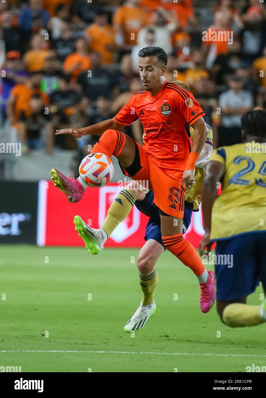 HOUSTON, TX - AUGUST 23: Houston Dynamo midfielder Amine Bassi (8 ...
