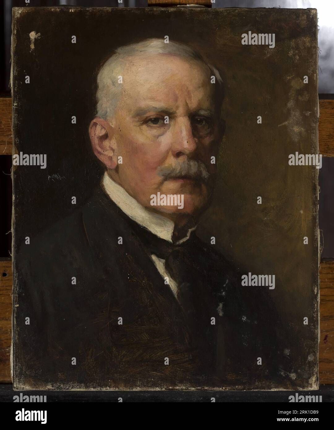 Portrait of an old man circa 1911 by Leopold Horovitz Stock Photo - Alamy