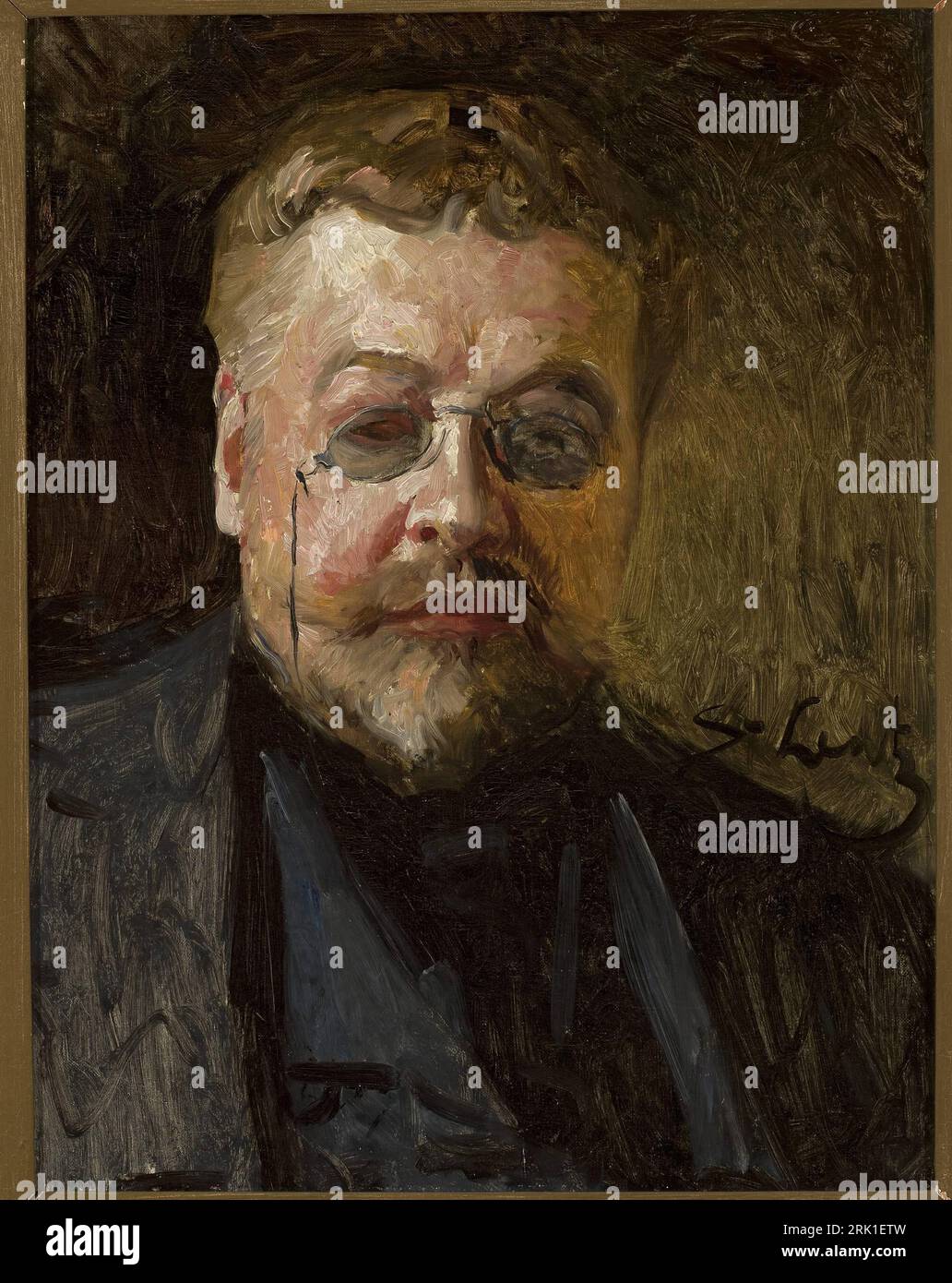 Portrait of Henryk Piątkowski by Stanisław Lentz Stock Photo - Alamy