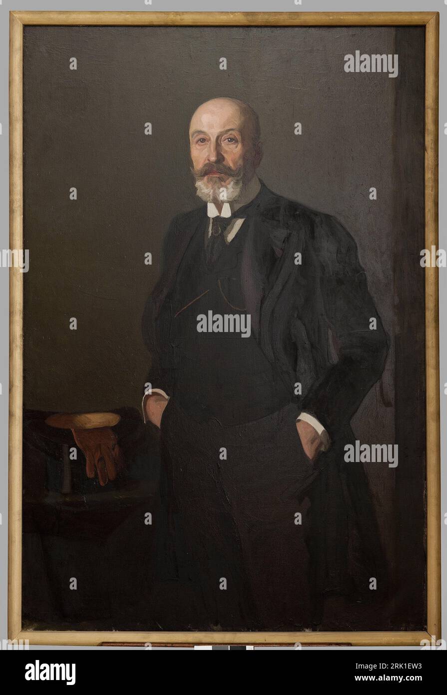 Portrait of Roman Narkiewicz-Jodko 1912 by Stanisław Lentz Stock Photo ...