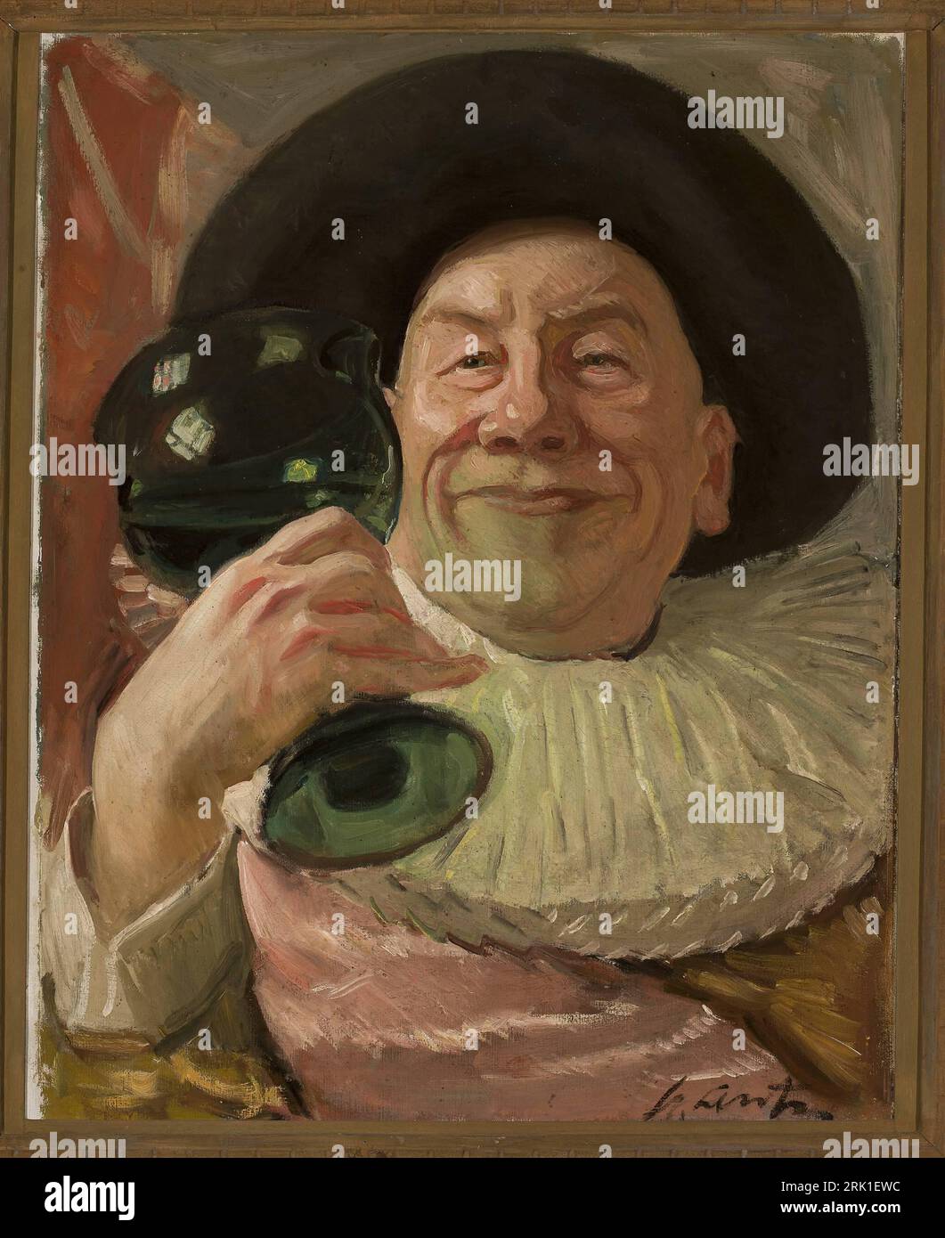 Self-portrait in the style of Frans Hals circa 1918 by Stanisław Lentz ...