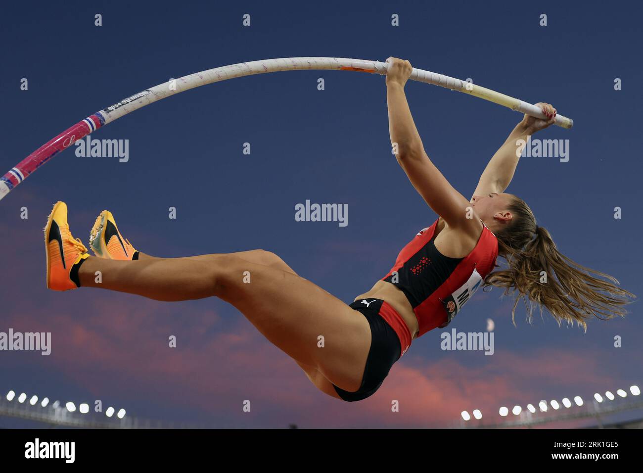 Budapest, Hungary. 23rd Aug, 2023. Angelica Moser of Switzerland ...