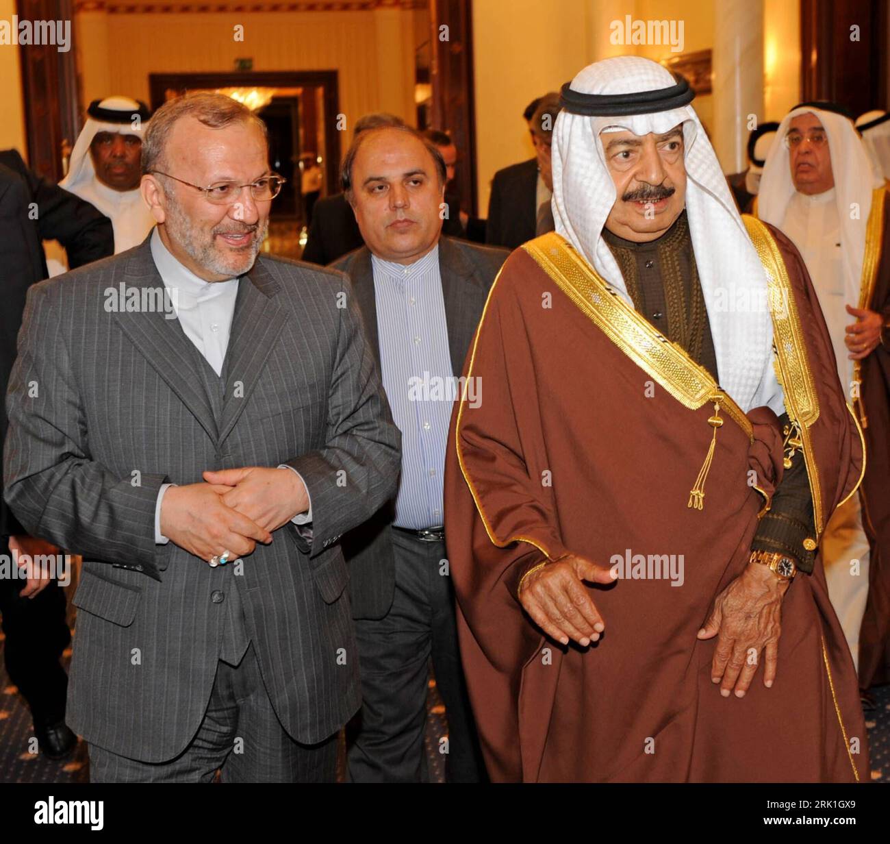 Premierminister Sheikh Khalifa Bin Salman al-Khalifa re., Bahrain und ...