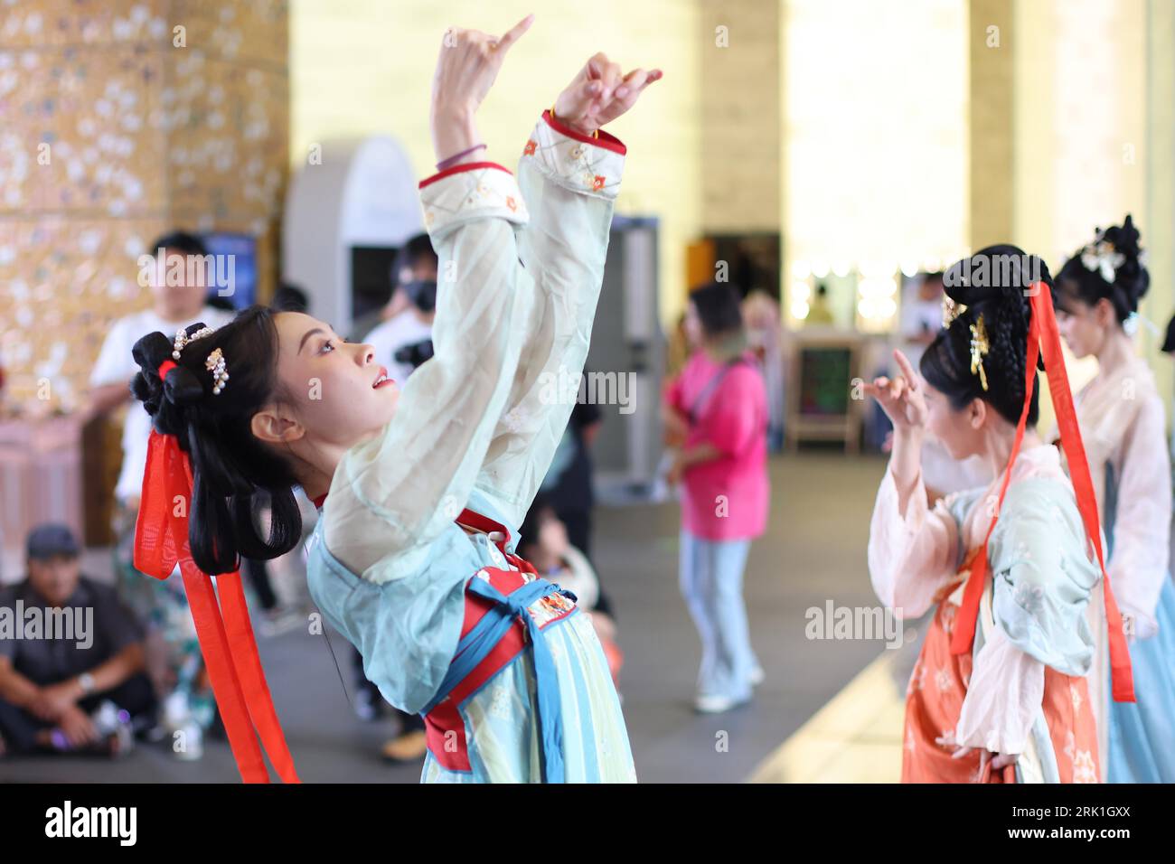 **CHINESE MAINLAND, HONG KONG, MACAU AND TAIWAN OUT** Dancers perform ...