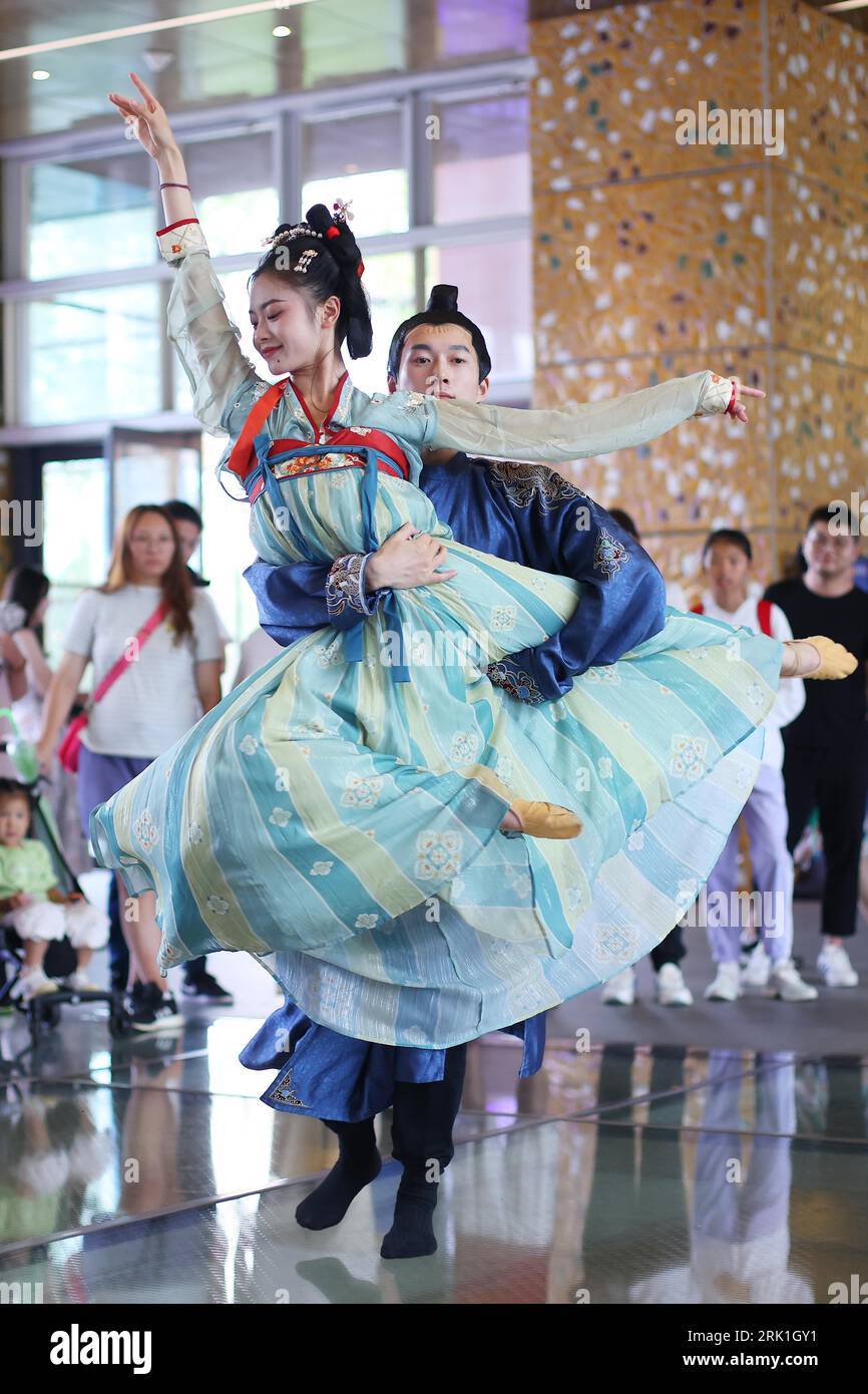 **CHINESE MAINLAND, HONG KONG, MACAU AND TAIWAN OUT** Dancers perform ...