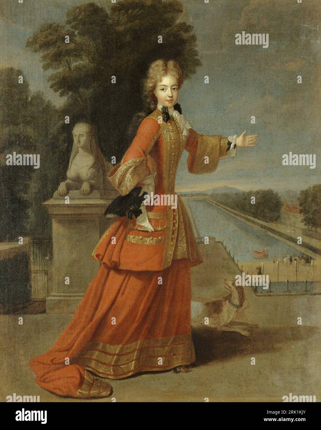 Portrait of Marie Adélaïde of Savoy, Duchess of Burgundy between 1704 ...