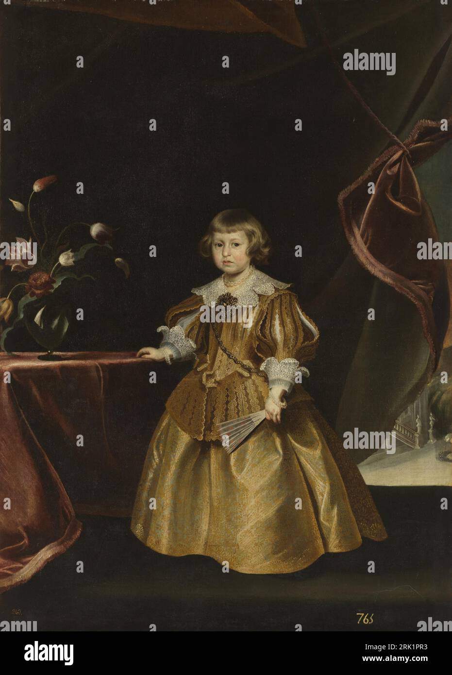 Portrait of an infanta 1635-1668 by Frans Luycx Stock Photo - Alamy