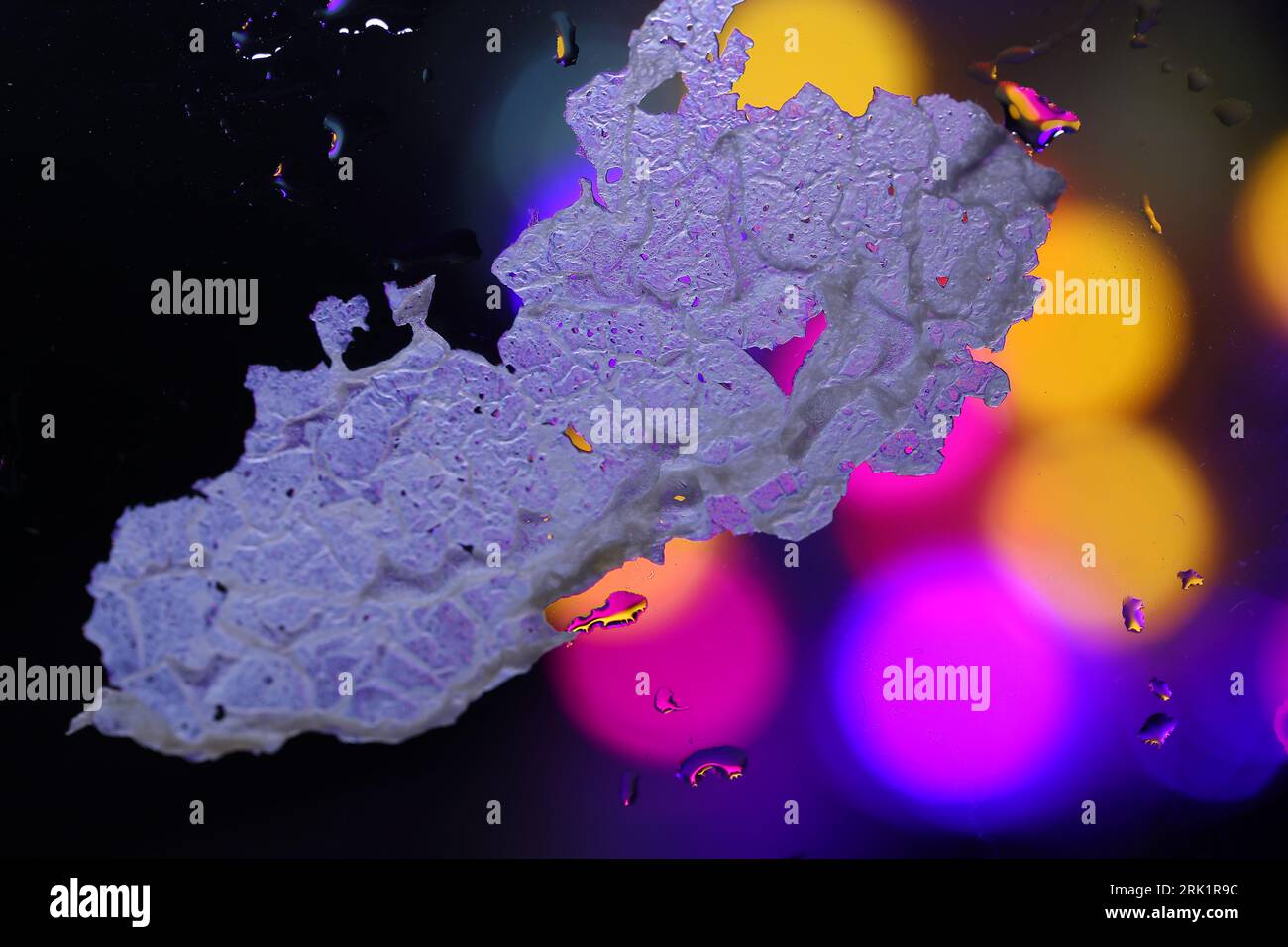 Dried layer of a Rice Porridge Stock Photo - Alamy