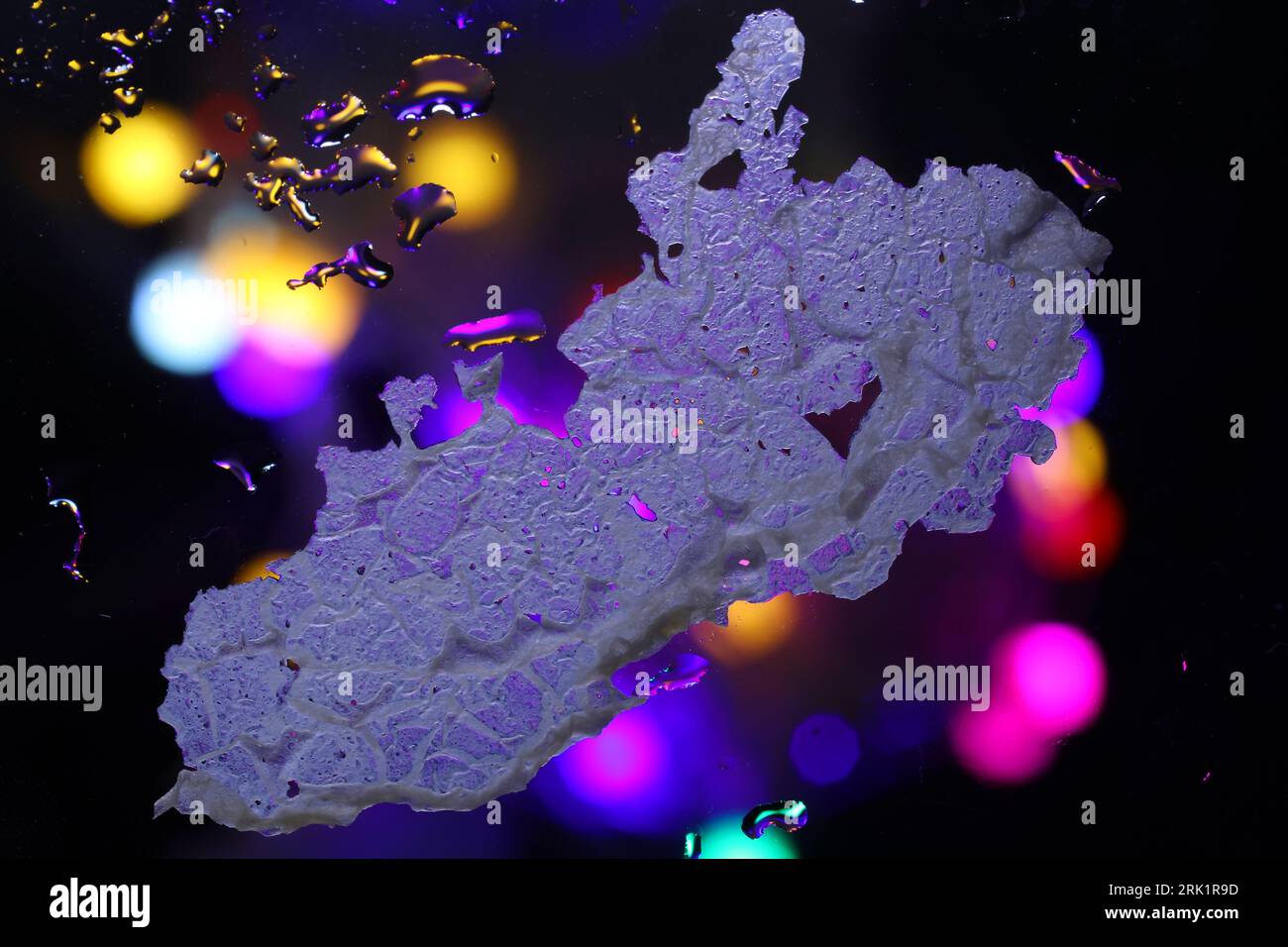 Dried layer of a Rice Porridge Stock Photo - Alamy