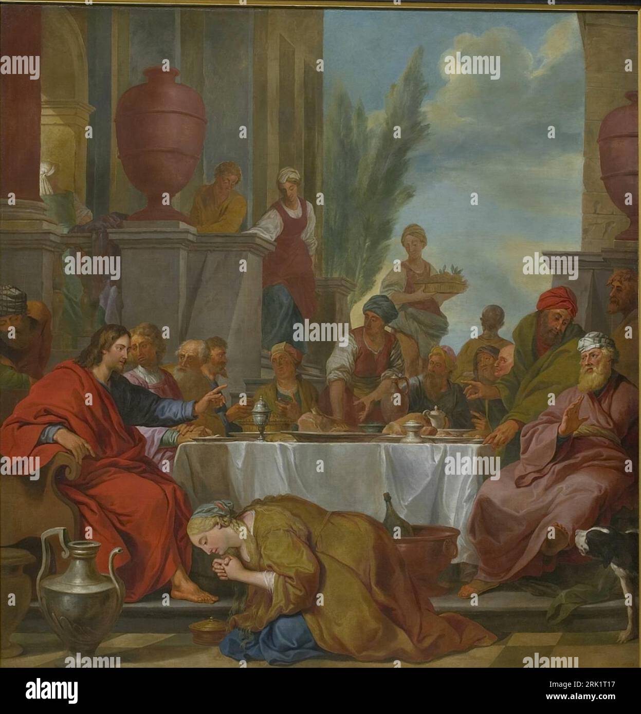 Feast of Simon the Pharisee between 1716 and 1730 by Jan van Orley ...