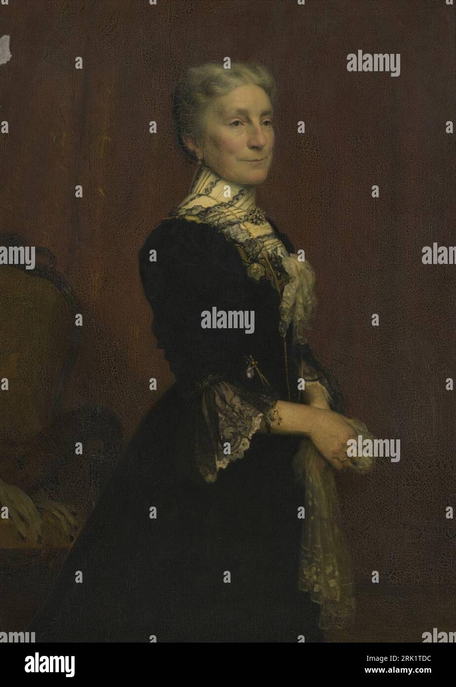 Portret van Louise Marie Laurence Polis-Henrar (1845-1935), echtgenote ...