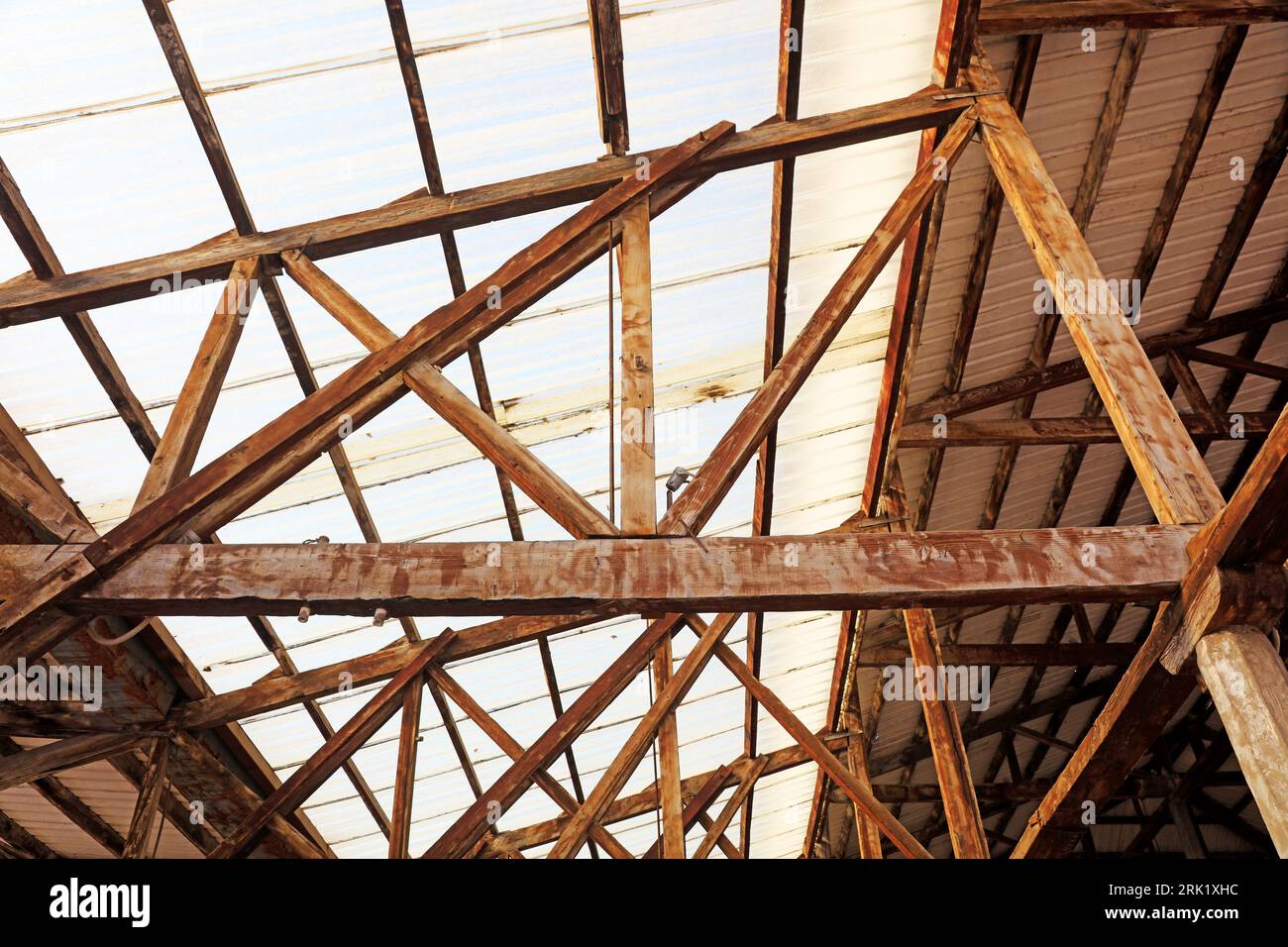 House wooden structure Stock Photo - Alamy