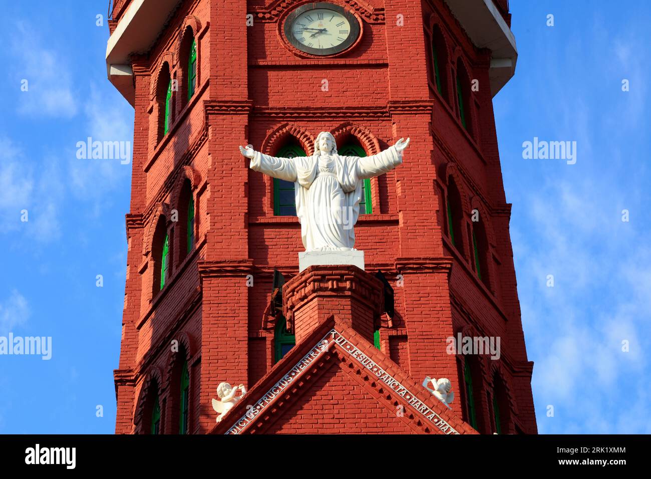Jesus sculpture in Catholic Church Stock Photo - Alamy