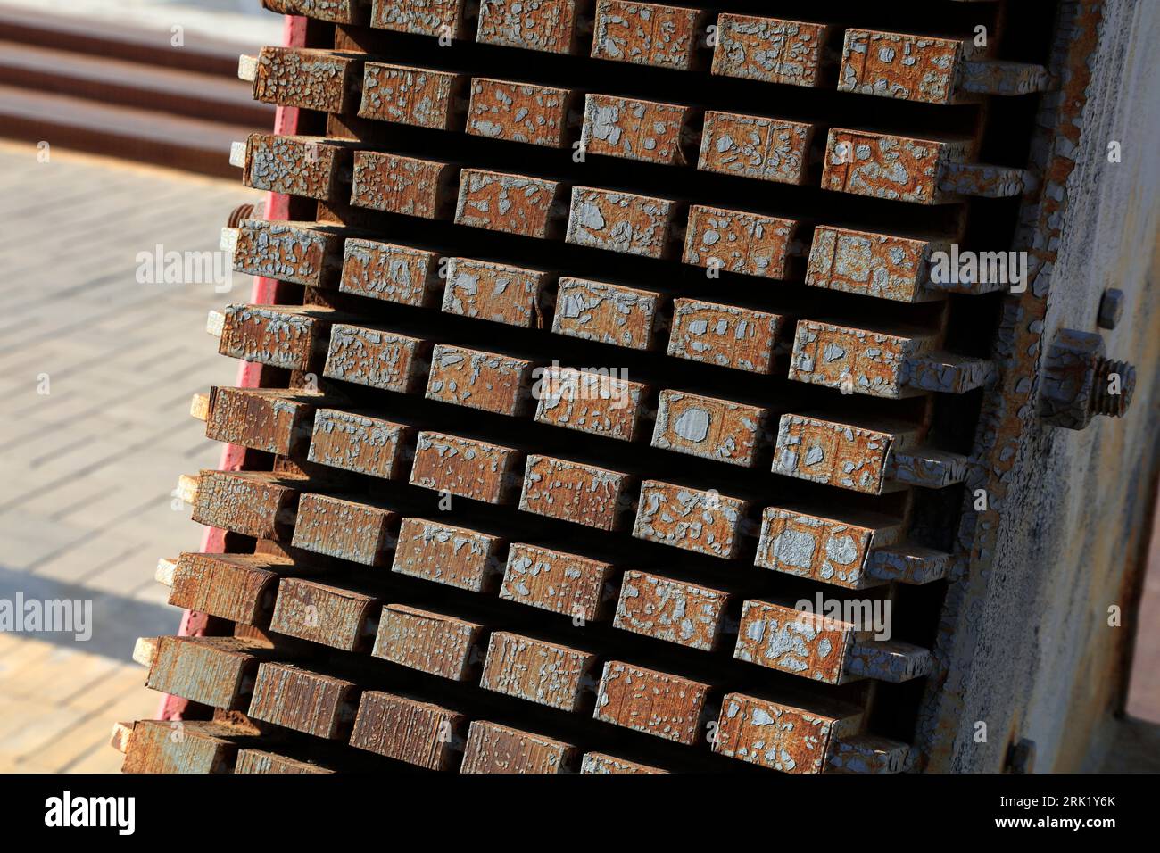 Giant gear teeth Stock Photo - Alamy