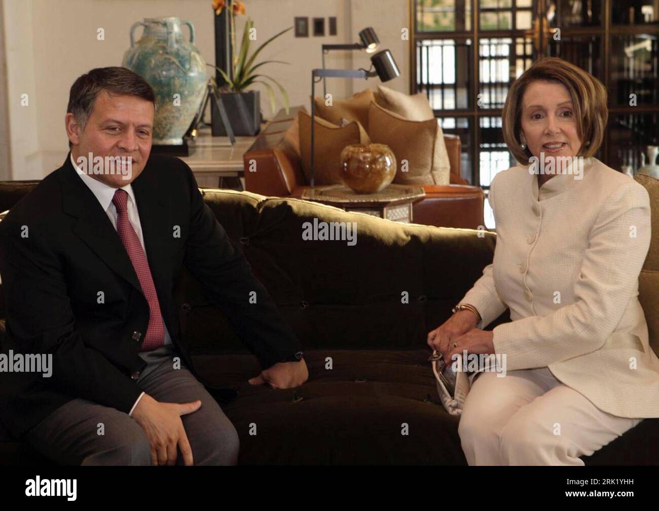 King abdullah nancy pelosi hi-res stock photography and images - Alamy