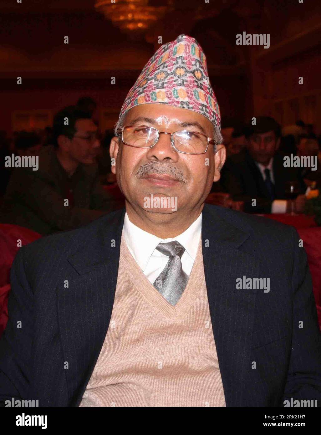 Portrait of general secretary of communist party of nepal hi-res stock ...