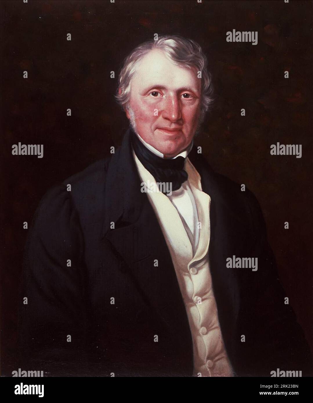 Hugh Thomas, died 1848 1847 by William Roos Stock Photo - Alamy