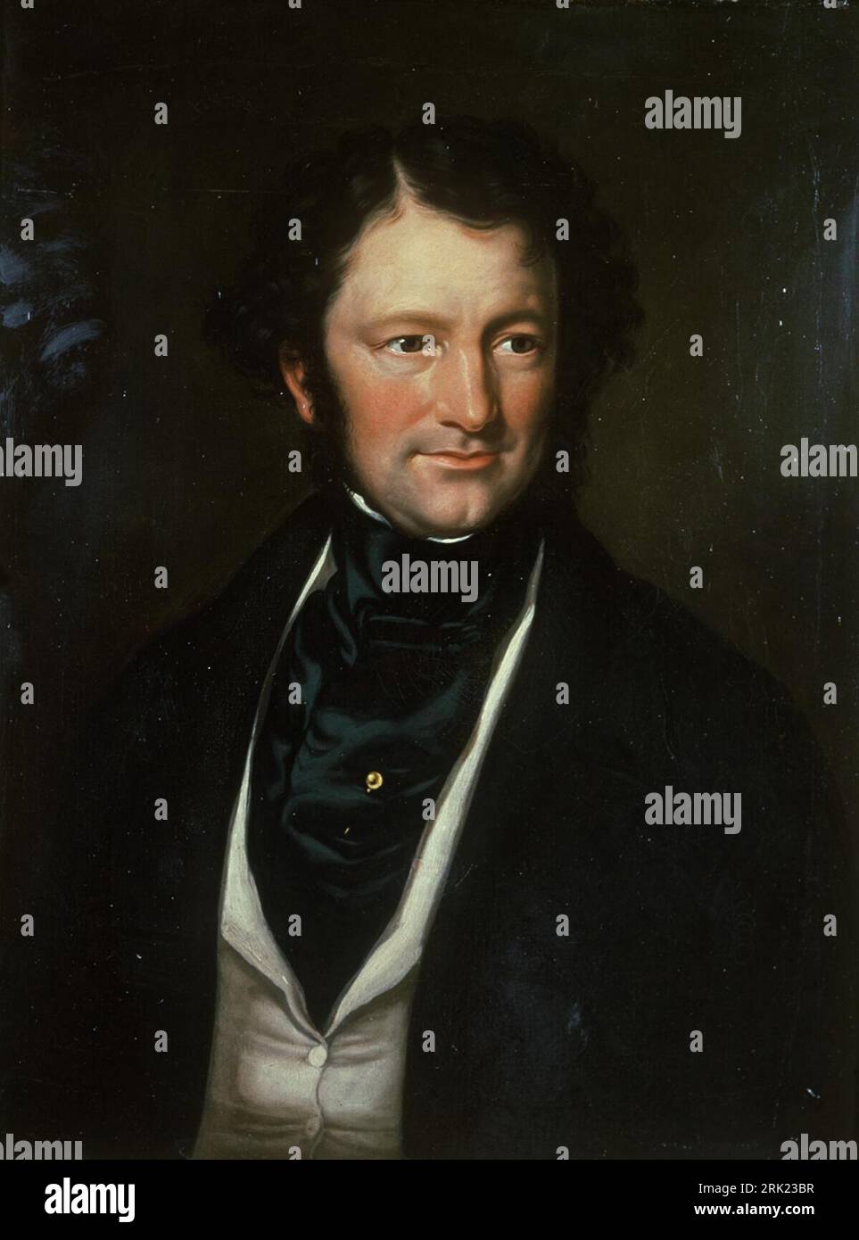 John Cox, died 1870 1845 by William Roos Stock Photo - Alamy