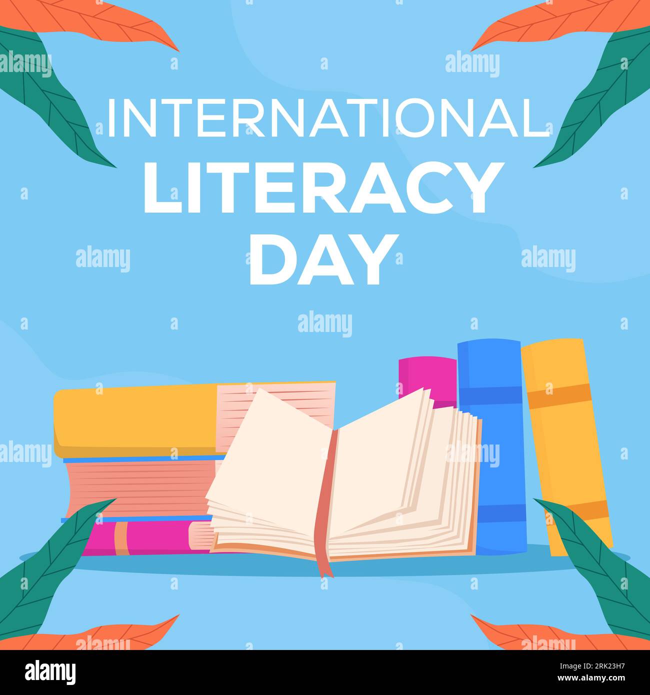 Literacy vector vectors hi-res stock photography and images - Alamy