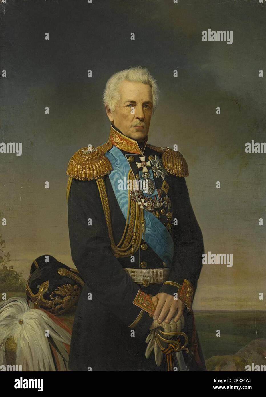 Portrait of Count Pavel Pahlen 1872 by Georg von Bothmann Stock Photo ...