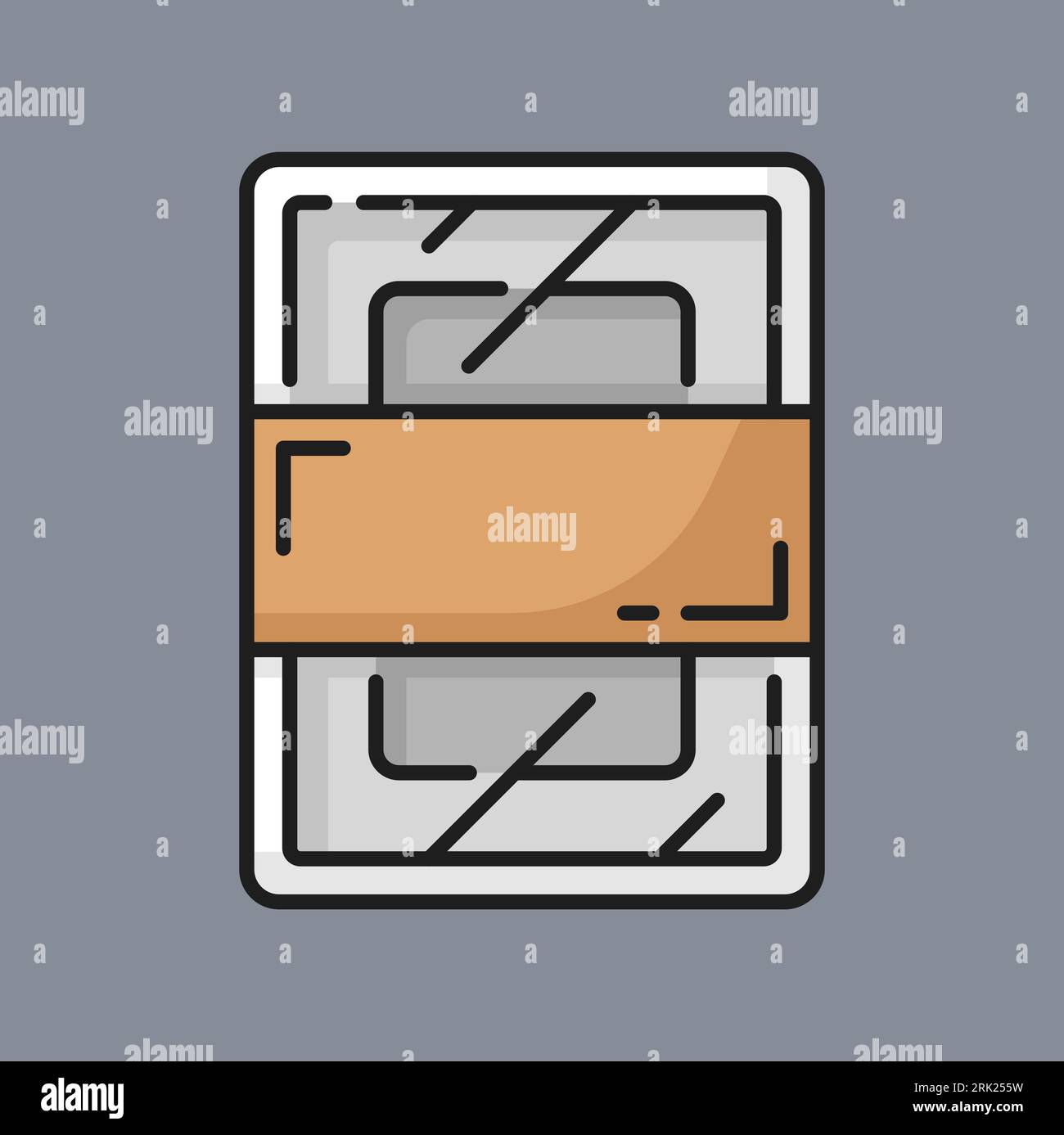 Meat lunch box Stock Vector Images - Alamy