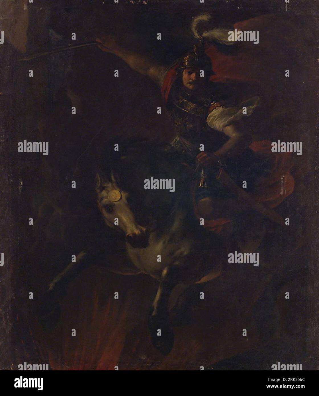 The Sacrificial Death of Marcus Curtius 1655 by Johann Heinrich ...