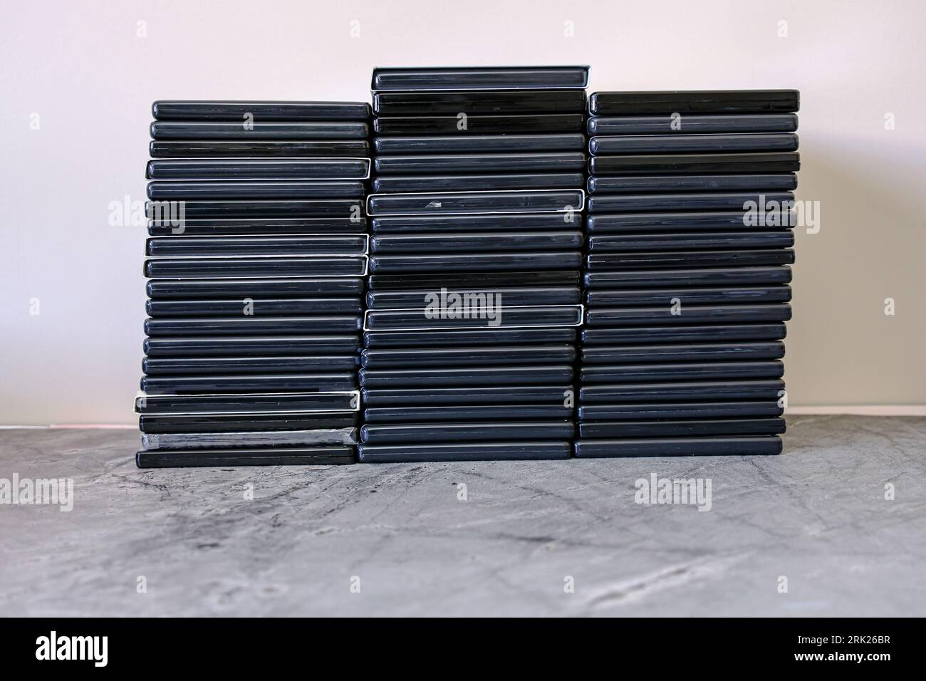 Stack of Blu ray movies for home theatre Stock Photo - Alamy