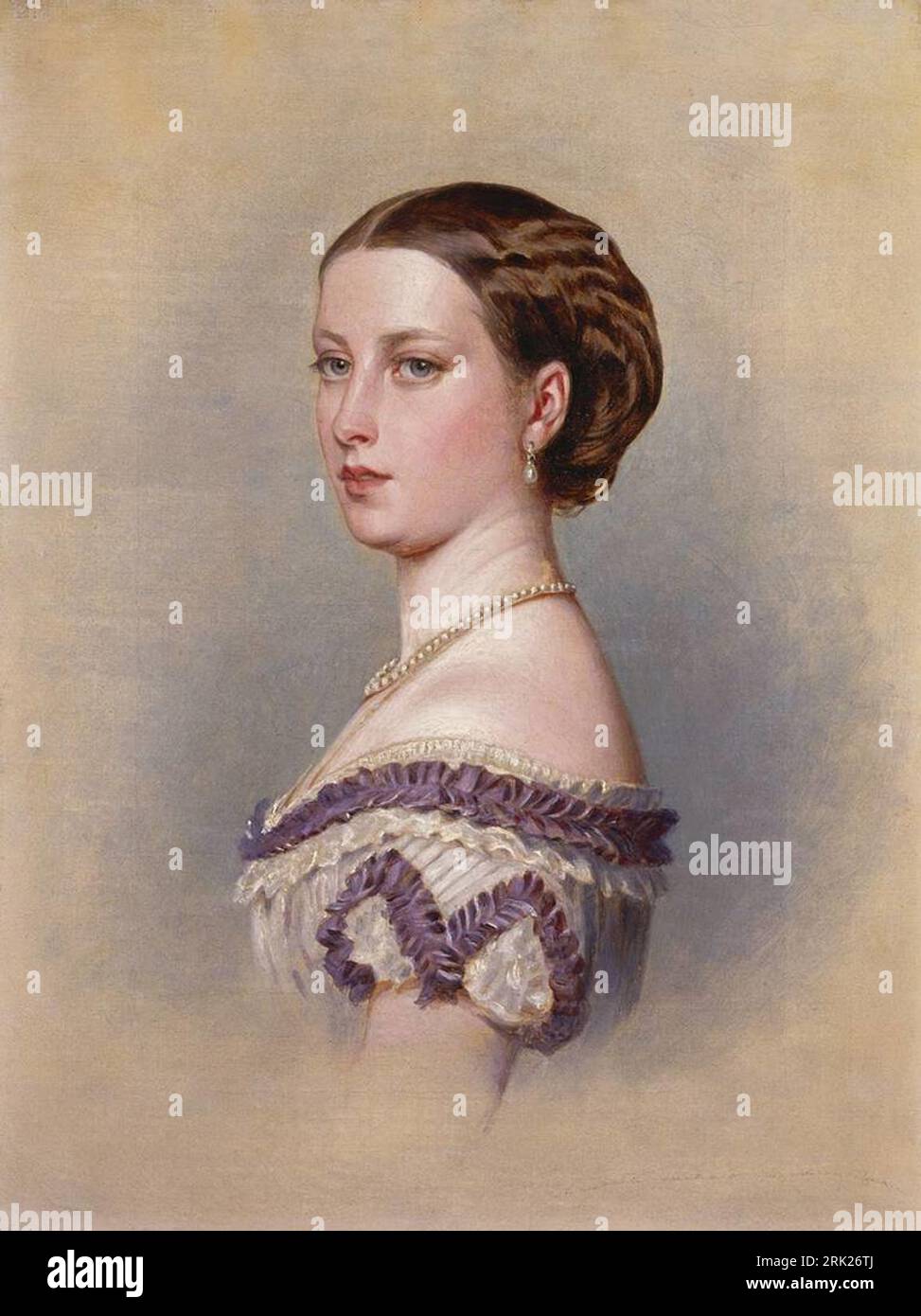 Princess Helena (1846-1923) 1864 by William Corden Stock Photo - Alamy