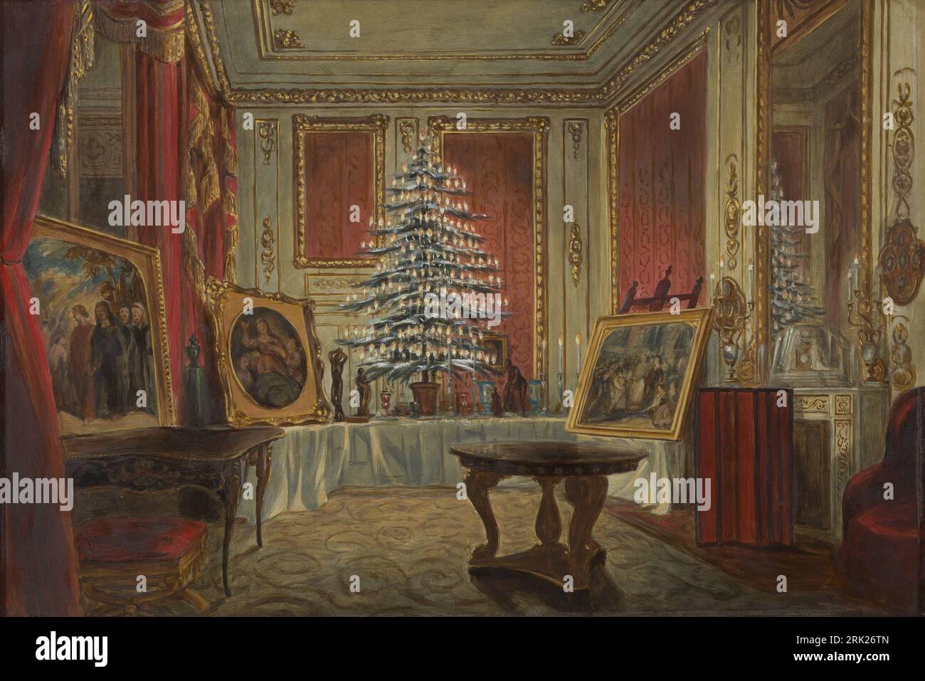 Queen Victoria's Christmas Tree between 1850 and 1851 by William Corden ...