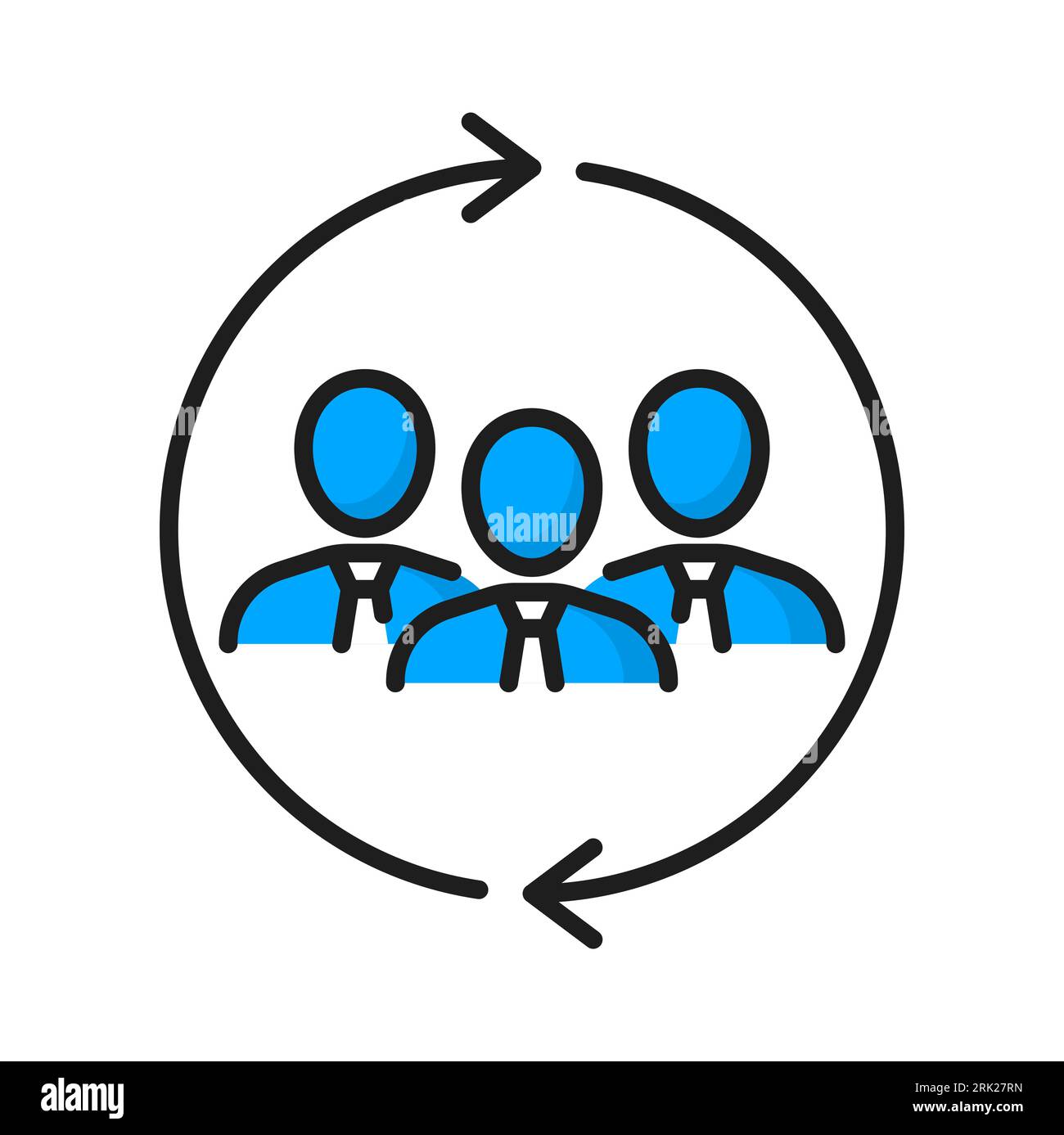 Business people teamwork, leaders partnership, exchange and cooperation ...