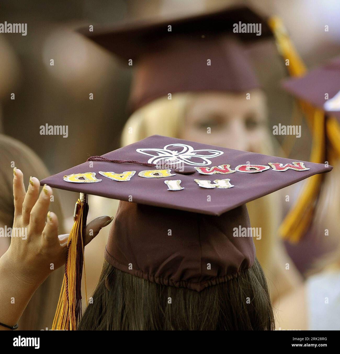Decorated graduation cap hi-res stock photography and images - Alamy