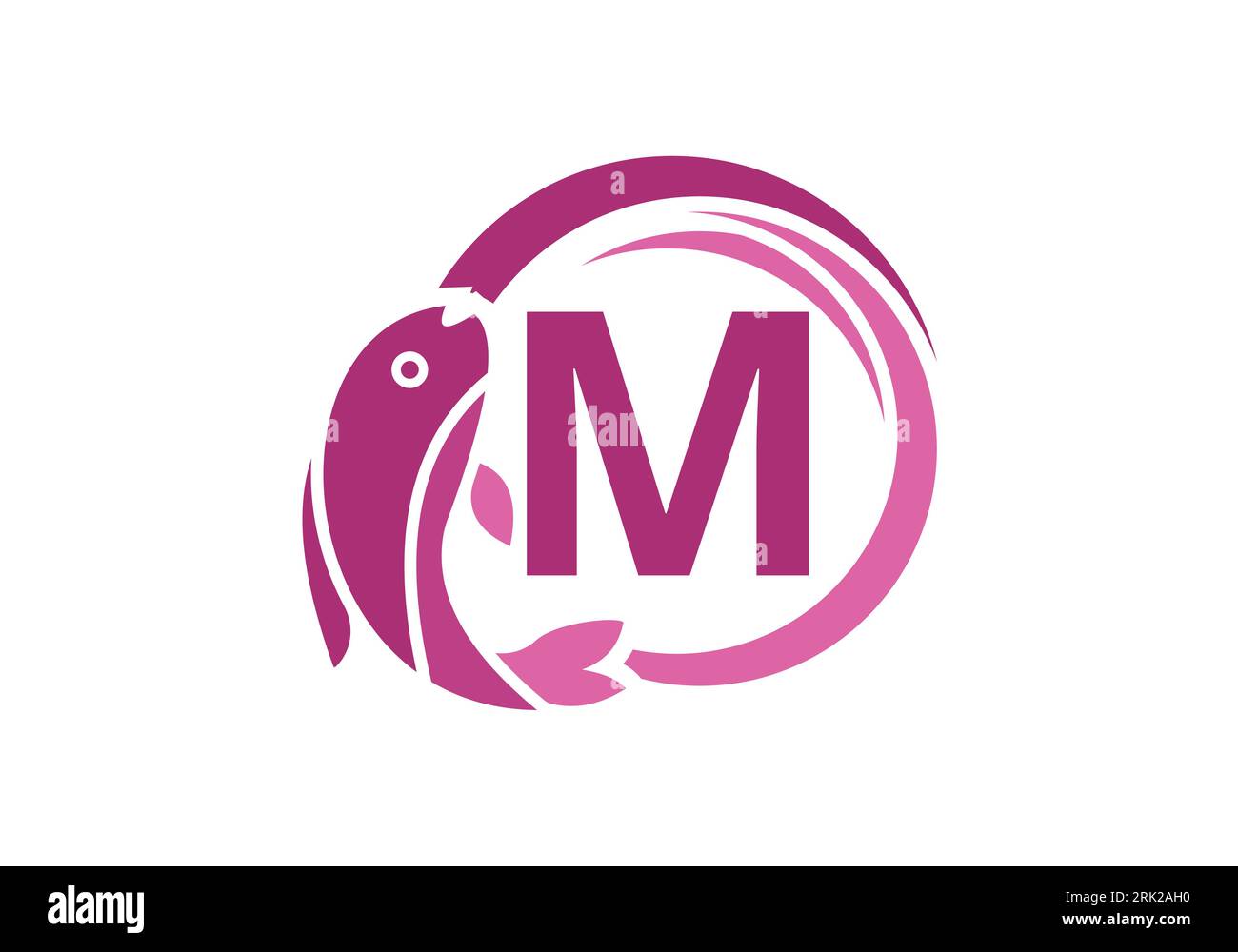 M fish Stock Vector Images - Alamy