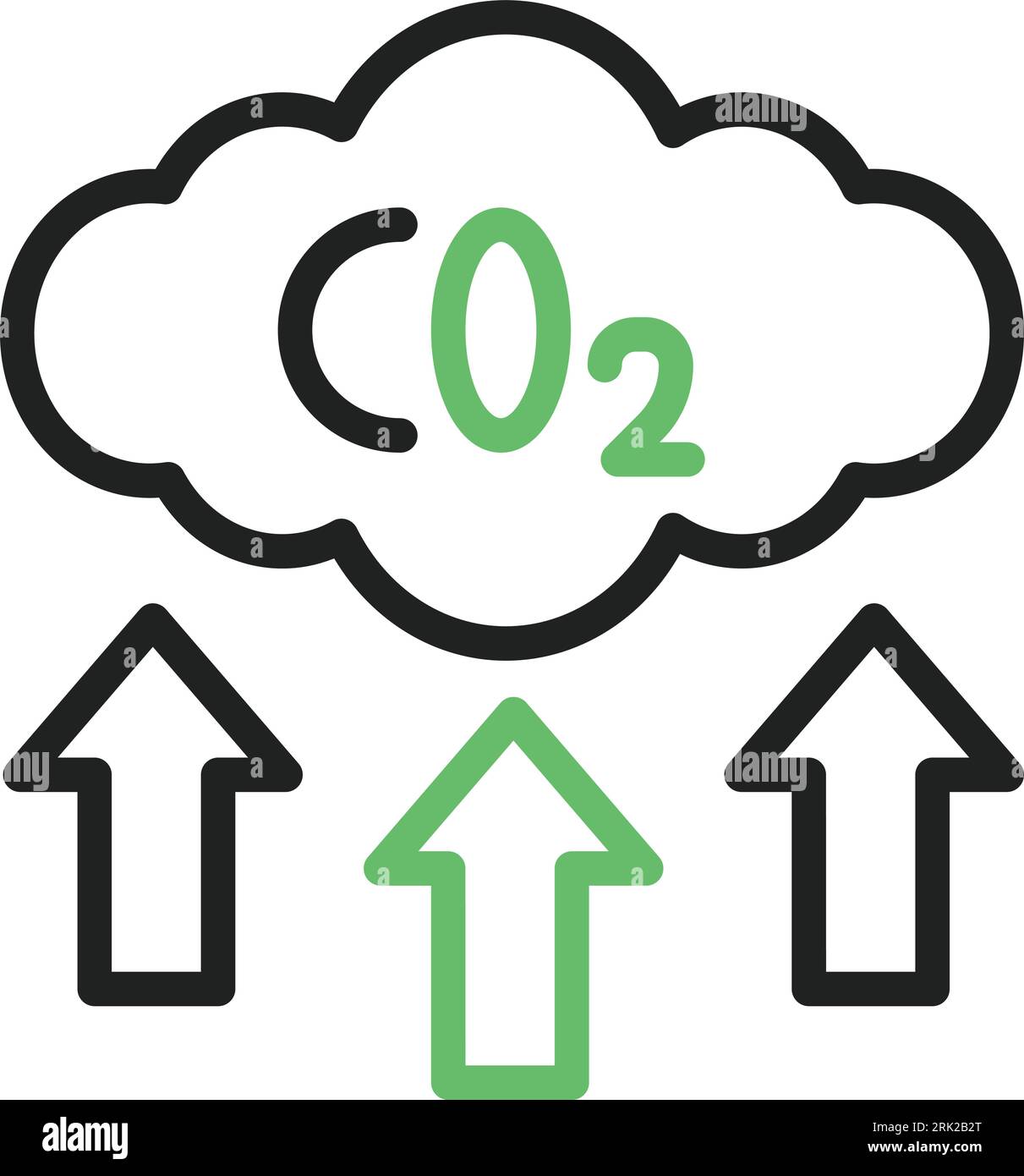 Carbon dioxide icon Stock Vector Images - Alamy