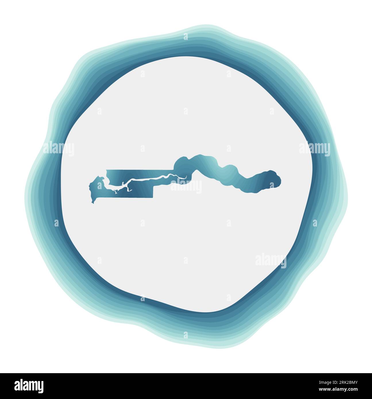 Soft gradient layered abstract waves Cut Out Stock Images & Pictures ...