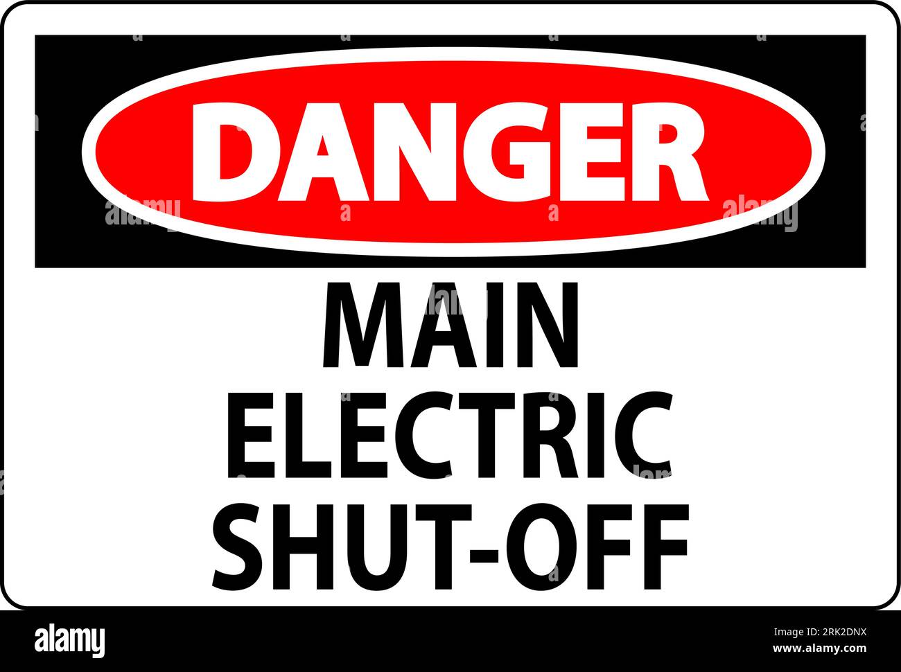 Shut down sign Stock Vector Images - Alamy