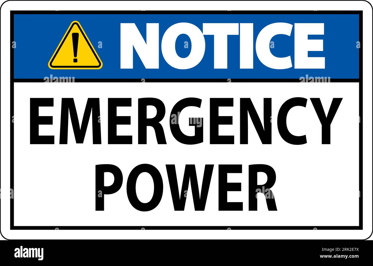 Emergency notice Stock Vector Images - Alamy