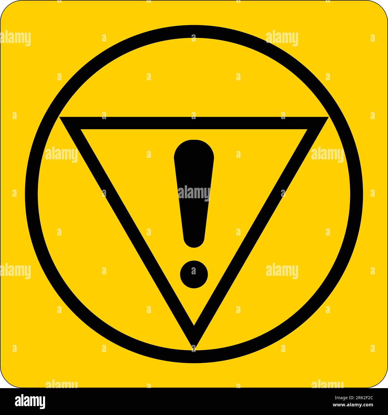 Safety Symbol Label Emergency Stop Symbol Label Stock Vector Image ...