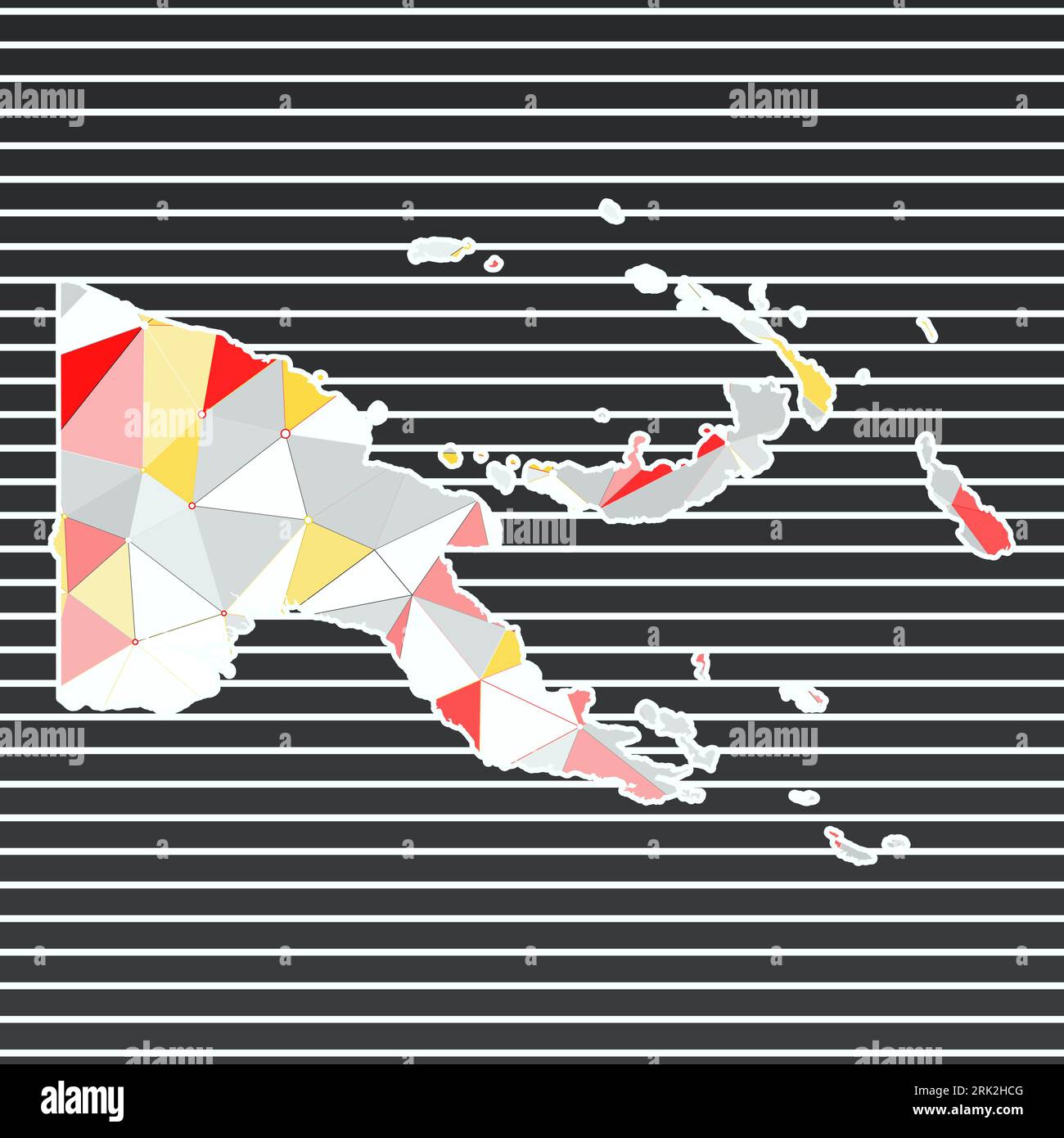 Papua New Guinea vector illustration. Papua New Guinea design on ...