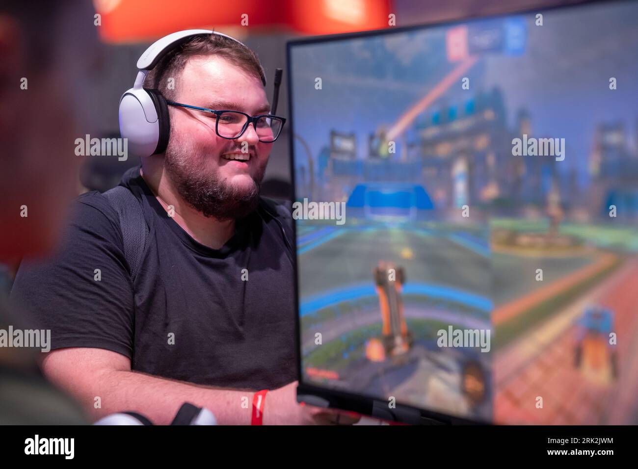 Opening day of Gamescom, the world's largest trade fair for computer ...