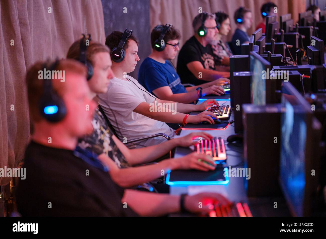 Opening day of Gamescom, the world's largest trade fair for computer ...