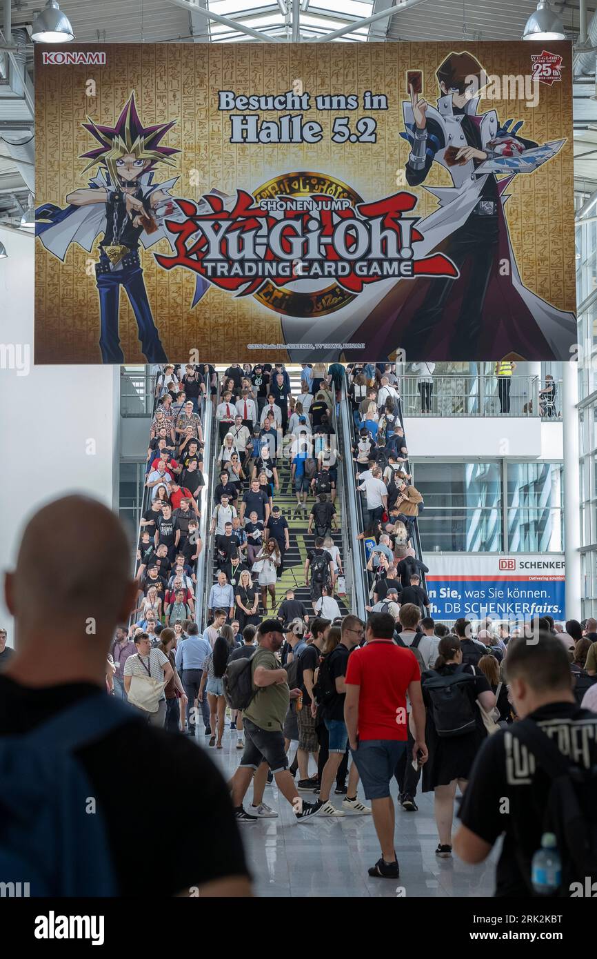 Opening day of Gamescom, the world's largest trade fair for computer ...