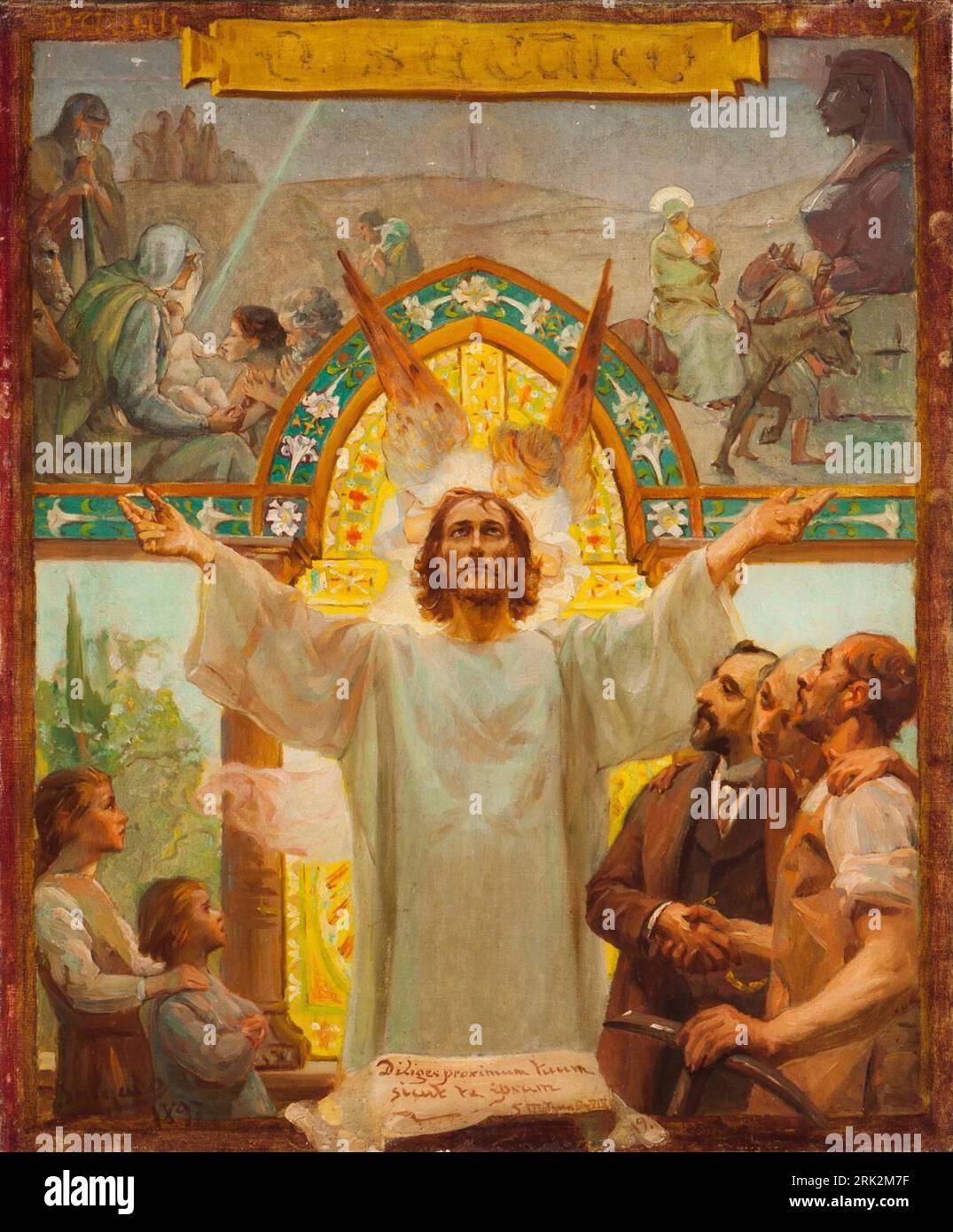 Jesus (study) 1897 by Veloso Salgado Stock Photo - Alamy