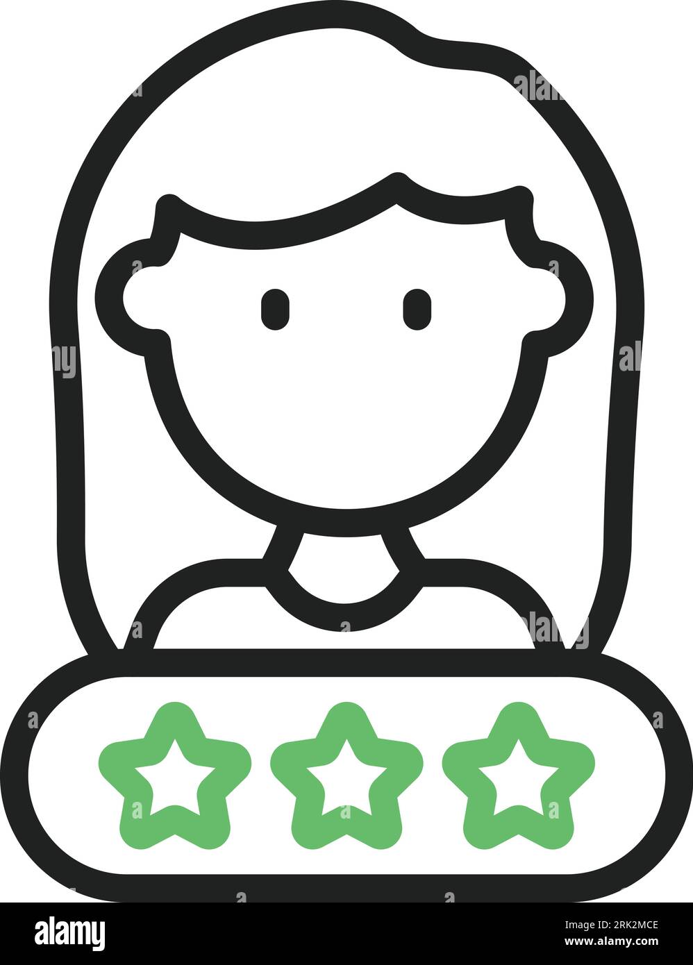 Customer Review Icon image. Suitable for mobile application Stock ...