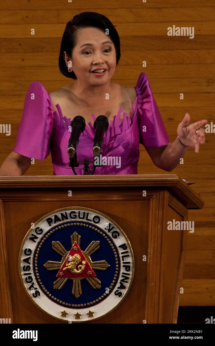 Philippine president gloria macapagal arroyo hi-res stock photography ...
