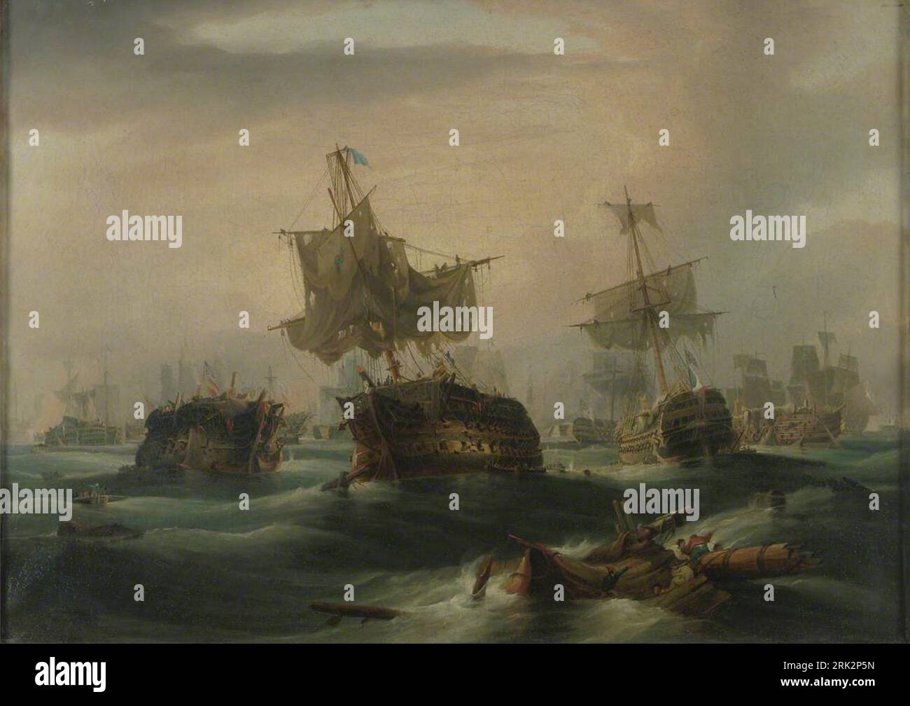 The Battle of Trafalgar, 21 October 1805: 'The Close of the Action ...